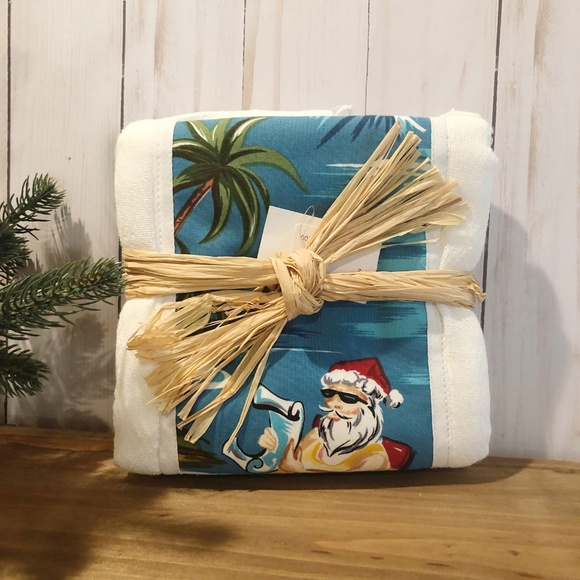 Kilohana | Accessories | Kilohana Surfs Up Hawaiian Santa Burp ...